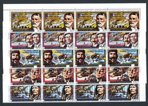 Komoren 1979 Postfrischer 4er Streifen Aviatation History. | eBay