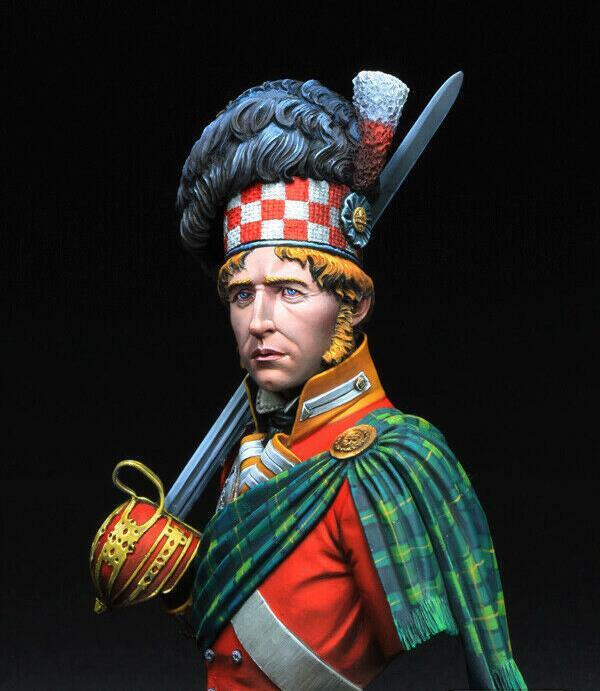 1/10 The Highlanders Waterloo Man Bust Resin Figure Model Miniature ...