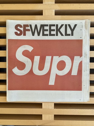 Supreme SF Weekly Newspaper 10/24 Limited Edition Set of 2 | eBay