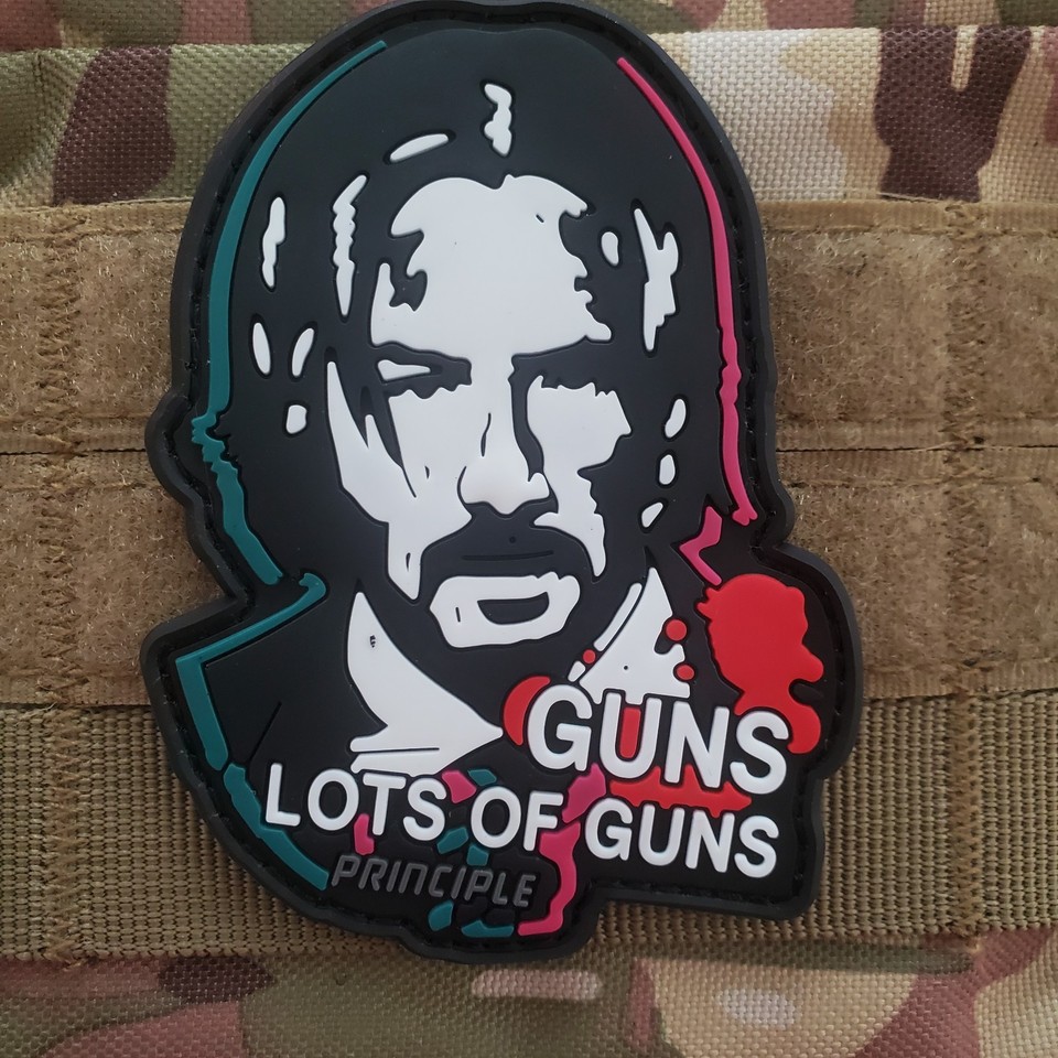 JOHN WICK PVC Tactical Morale Patch Hook and Loop | eBay