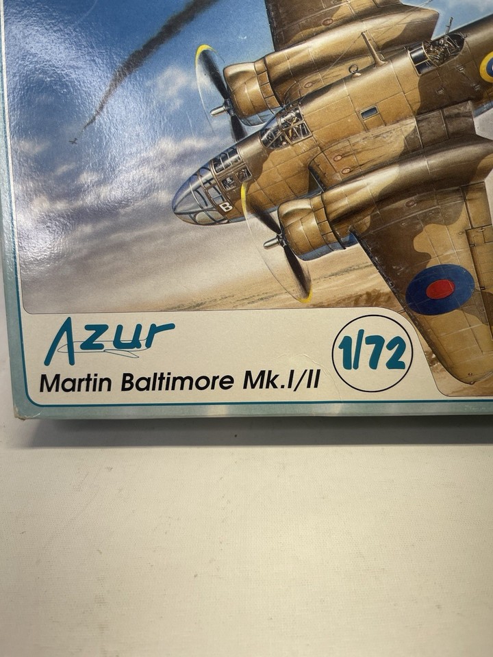 Azur Martin Baltimore Mk.I/II. 1/72 Scale Kit #A0255 Factory Bagged ...