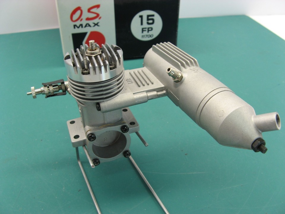 OS MAX .15 FP RC Airplane Engine w/Muffler Very Nice | eBay