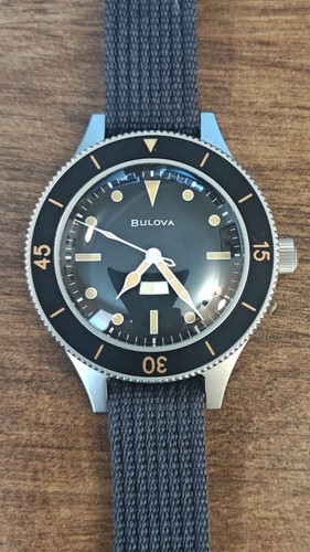 Bulova Mil Ship Reference 98A266, Scuba Dive 200 m, Sapphire, New Watch ...
