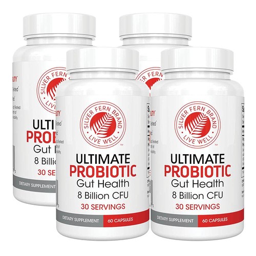 Silver Fern Brand Ultimate Probiotic 4-Pack – Probiotics for Women ...