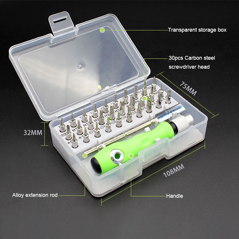 ESANHAO 32pcs Precision Screwdriver Set - Repair Tool Kit - Magnetic Bit Set | eBay