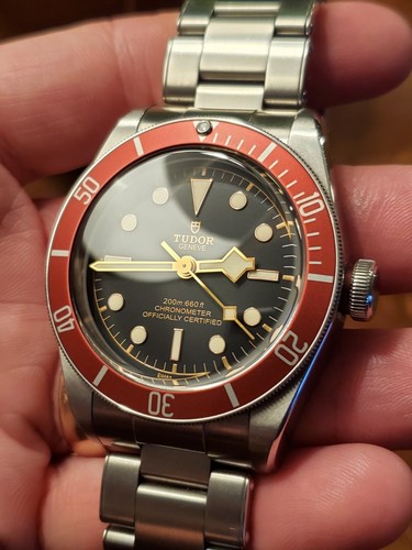 2021 Tudor Black Bay 41 Automatic Red Bezel Watch 79230R Watch - Box ...