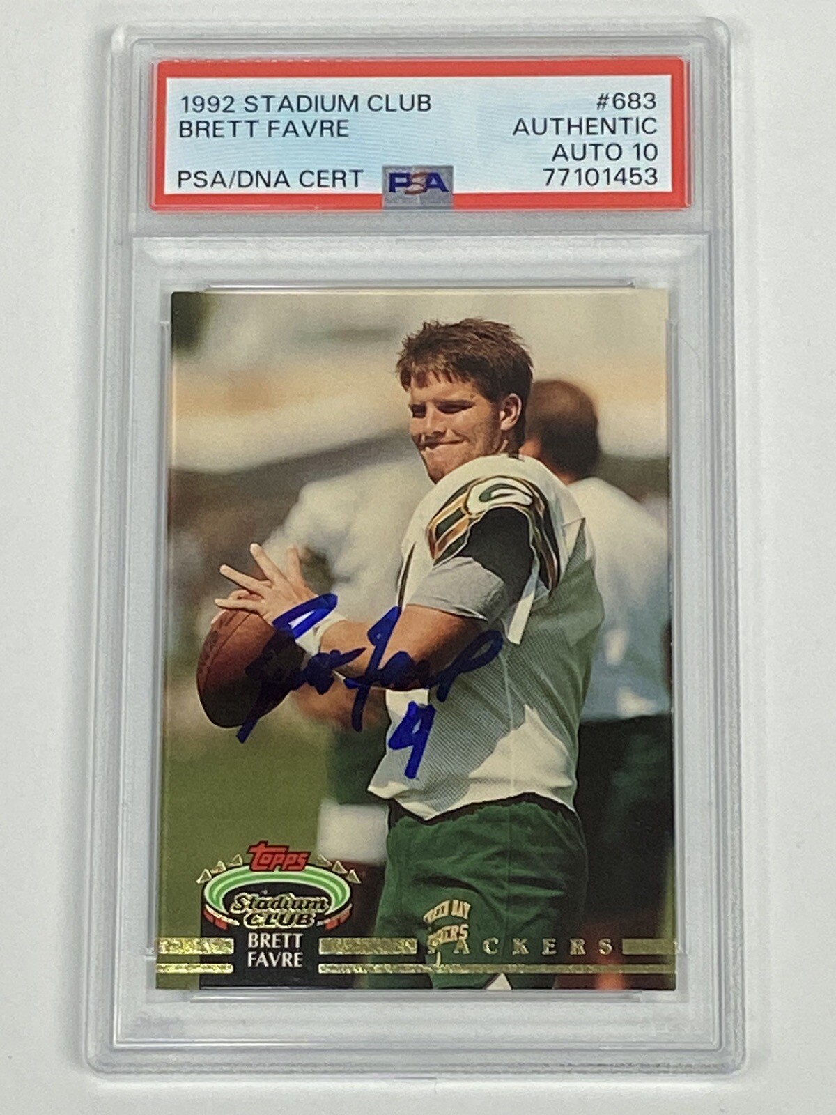 Brett Favre | Autographed Football Memorabilia & NFL Merchandise