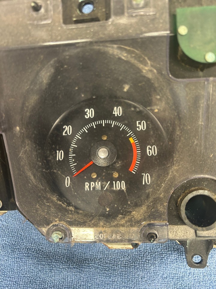 1971 1972 71 72 Chevelle SS Tach Dash Gauge Cluster 396 454 Dash el ...