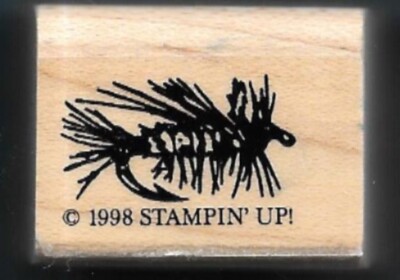FLY FISHING LURE HOBBY Wrapped Hook River Stream Stampin' Up! Sport ...