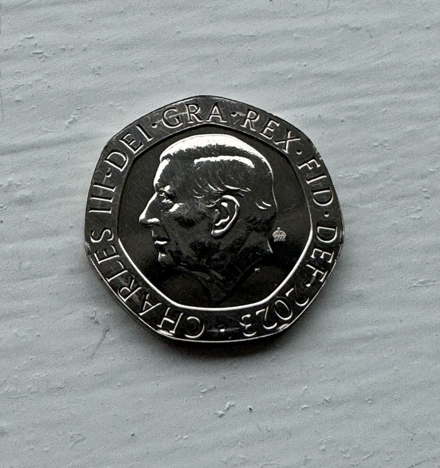 King Charles Double Sided 20 Pence Coin - Double Headed / Double Tailed ...