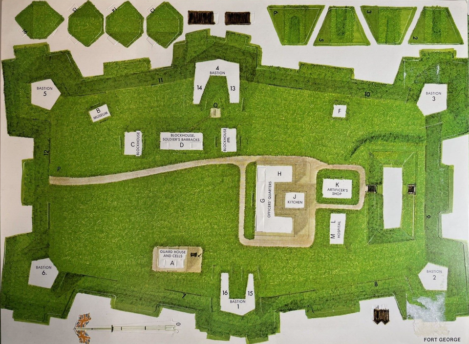 Fort George 3-D Sculpture 1796 Niagara On Lake Ontario Canada Model ...