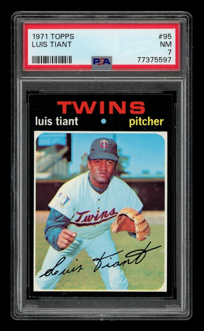 1971 Topps Set-Break # 95 Luis Tiant PSA 7 NM | eBay