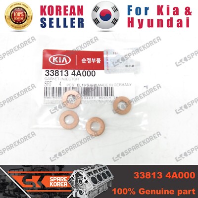 Genuine/OEM 338134A000 GASKET-INJECTOR for Hyundai STAREX 97 | eBay