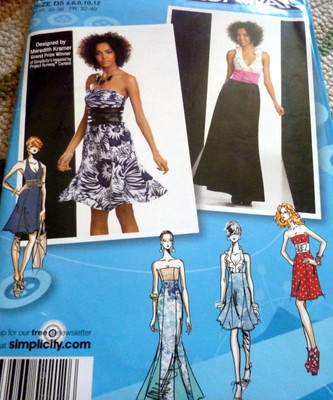 *NEW DRESS PROJECT RUNWAY Sewing Pattern 4-6-8-10-12 UNCUT | eBay