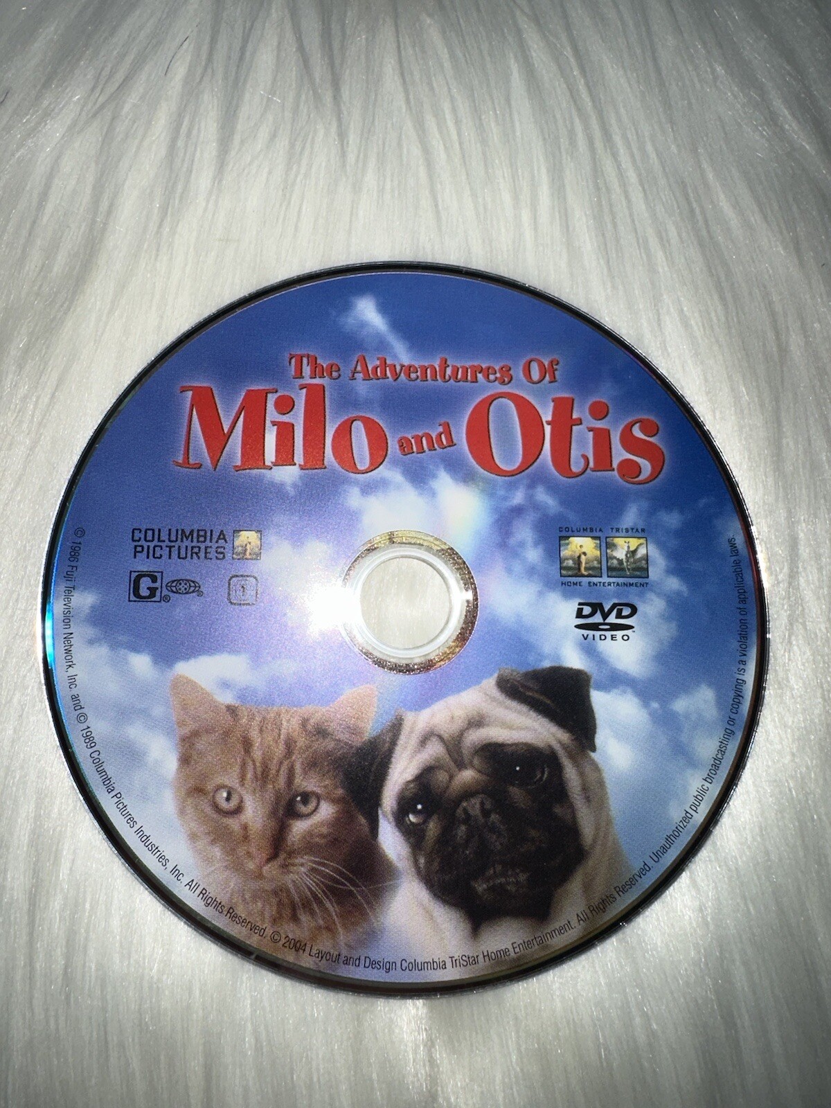 The Adventures of Milo and Otis (DVD, 1989) DISC ONLY NJ 43396501492| eBay