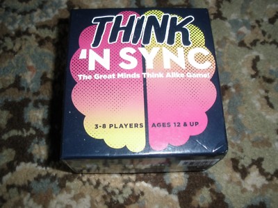 Think 'N Sync 2017 Card Game by Gamewright Complete in Box EUC | eBay