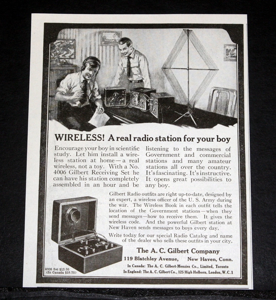 1920s Advertisements Radio