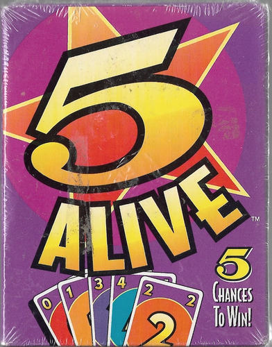 5 Alive Card Game | New Sealed | Mattel 1994 | eBay