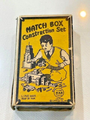 2628 - Vintage Line Mar / Marx Match Box Vest Pocket Construction Set ...
