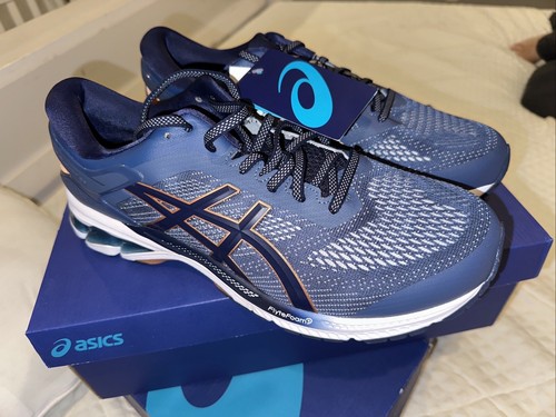 Size 13 - ASICS Gel Kayano 26 Black Electric Blue for sale online | eBay