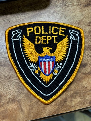 Obsolete Generic Police Officer Patch 4” Iron On Shoulder Costume Play ...