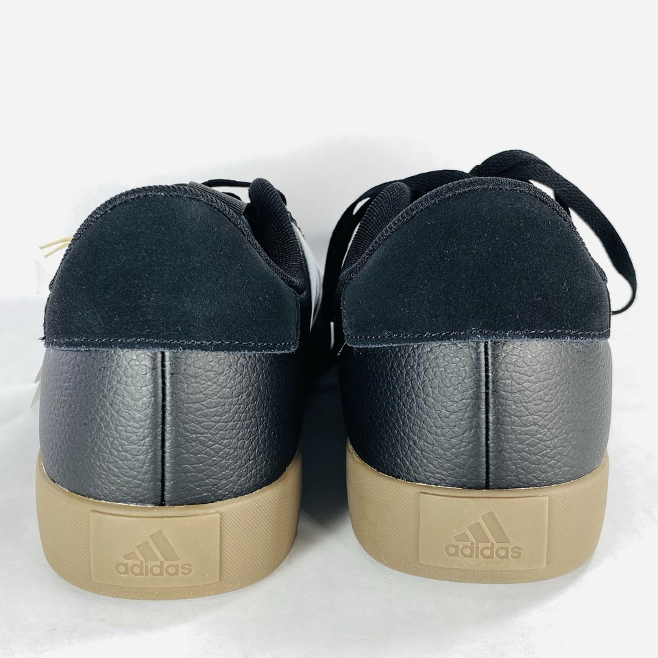 New! Adidas Men’s Size 12 VL Court 3.0 Skateboarding Black/White ...