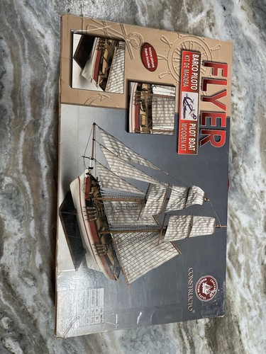 CONSTRUCTO FLYER PILOT BOAT 1:100 SCALE ""WOODEN"" SHIP MODEL KIT NEW... | eBay
