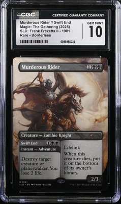 2025 MTG Secret Lair Frank Frazetta II Murderous Rider #1981 Borderless ...