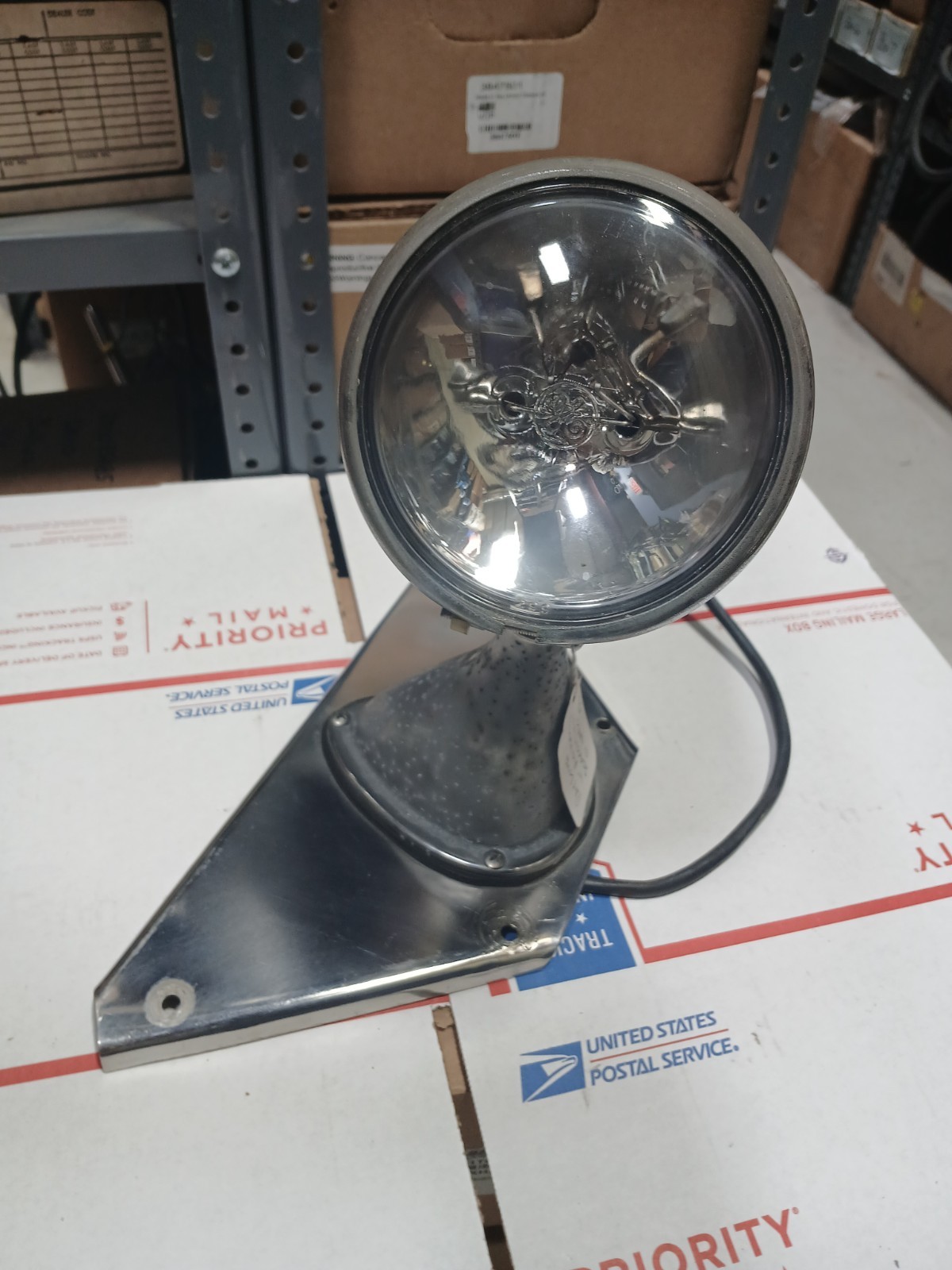 Ray Line 4"diameter motorized remote Searchlight with Control Panel
