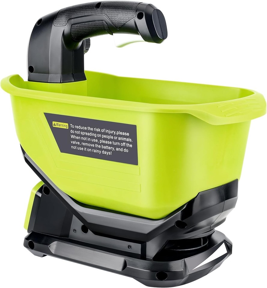 Handheld Seed Spreader for Ryobi 18V Battery for Garden Salt& Ice Melt ...