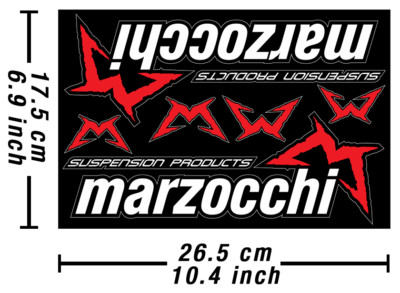 Marzocchi Forks Decals Stickers Heavy Duty Autocollant Aufkleber ...