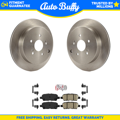 Rear Brake Rotor And Integrally Molded Pad Kit For 2009-2013 Suzuki ...