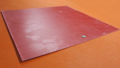GPO3 Electrical Red Fiberglass Sheet 1/8" Thick x 24.0" Wide x 24.0 ...