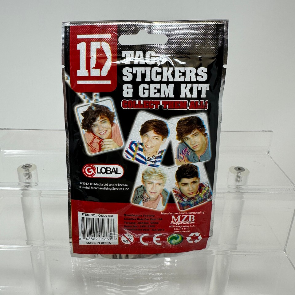 One Direction Necklace Chain Tag Kit Merchandise 1D Fan Souvenirs Gift ...
