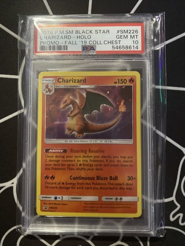 2019 Pokemon Fall '19 Collector's Chest Charizard SM226 PSA 10 Gem Mint Pop 128 | eBay