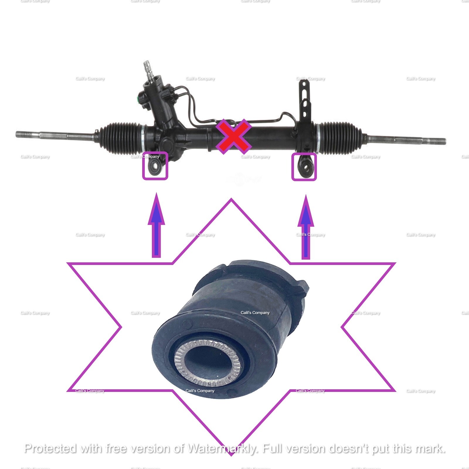 45516-42020 For 2001 TOYOTA Rav4 Steering Gear Pinion and Rack Mounting ...