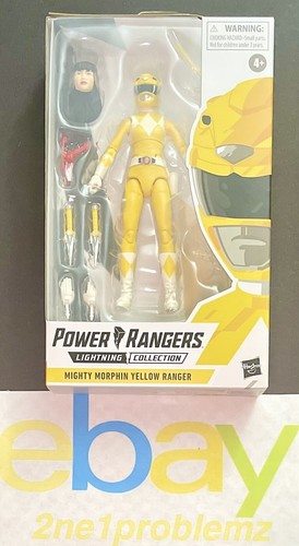 Mighty Morphin Power Rangers Yellow Ranger Trini Hasbro Lightning ...