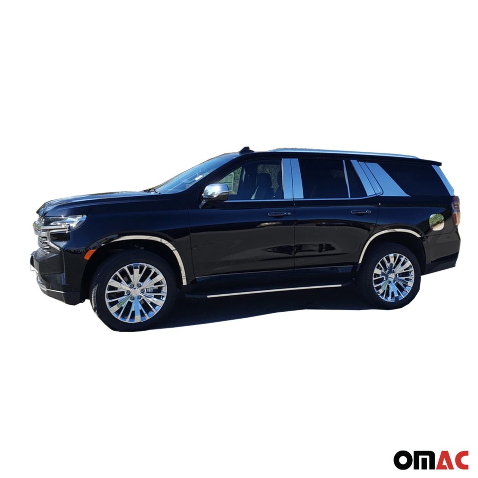 Stainless Rear Window Set 2Pc Fits 2021-2025 Chevrolet Tahoe | eBay