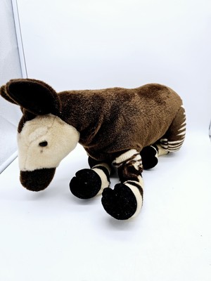 Magnussen Home Plush 23” Okapi Realistic Stuffed Animal Safari Rare ...
