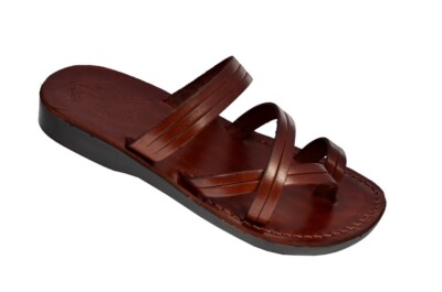 Women's Biblical Sandals Handmade Israel Natural Genuine Leather 5-9 ...