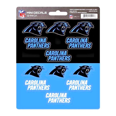 Carolina Panthers NFL Vinyl Die-Cut Sticker Set / Decal Sheet *Free ...