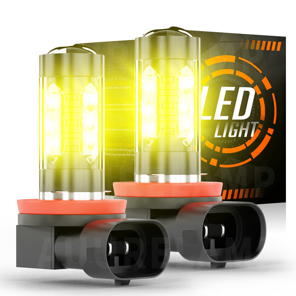 H8 H11 3000K Yellow LED Fog Light For BMW 320i 328i 335i 525i 528i 535i ...