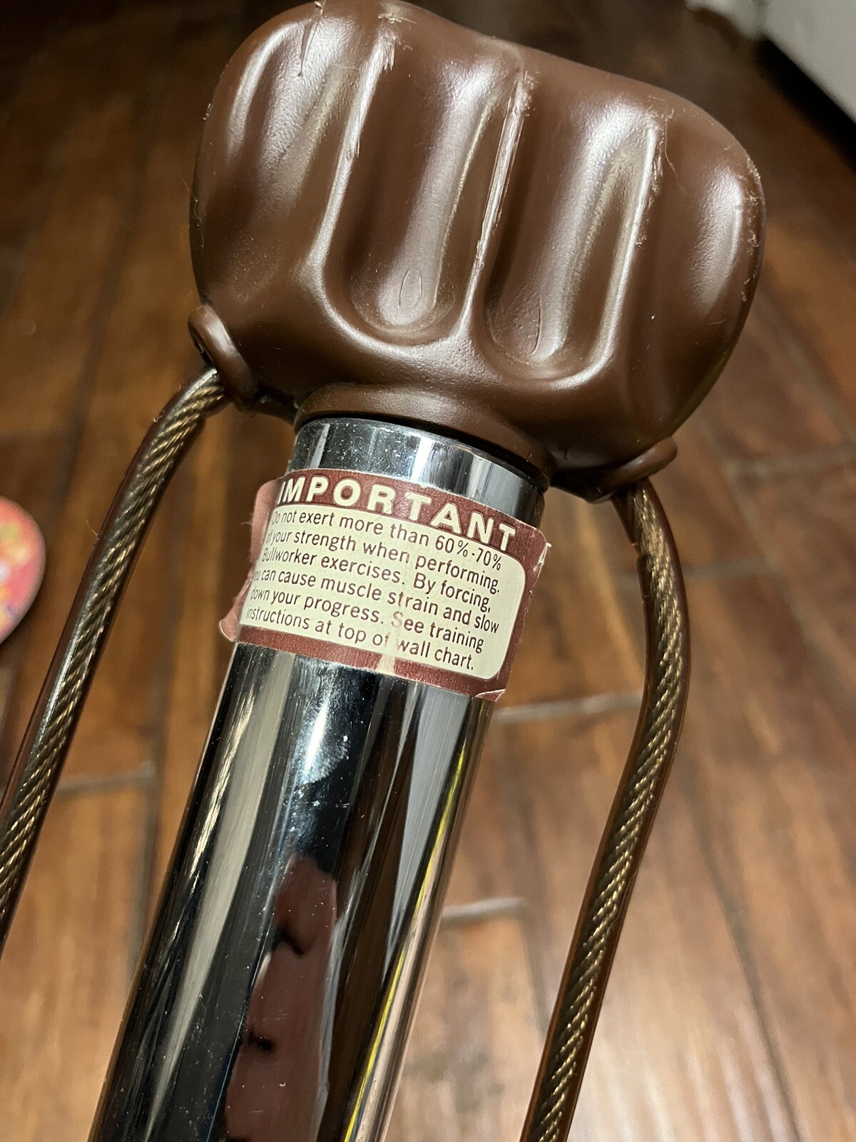 Vintage BULLWORKER 3 Isometric Isotonic Exercise Training Toning TESTED ...