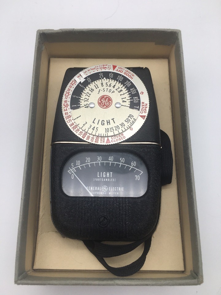 GE General Electric Light Exposure Meter Type DW-68 With Instructions ...