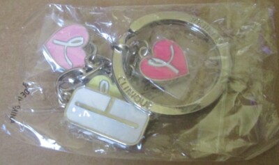 CLINIQUE Breast Cancer Awareness Charms keyring key chain keychain MIP ...