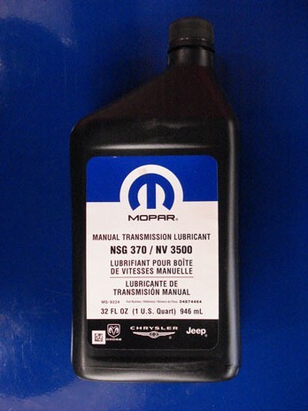 MANUAL DE ACEITE DE TRANSMISIÓN MOPAR NV3500 / NSG370 0,946 L CÓDIGO ...