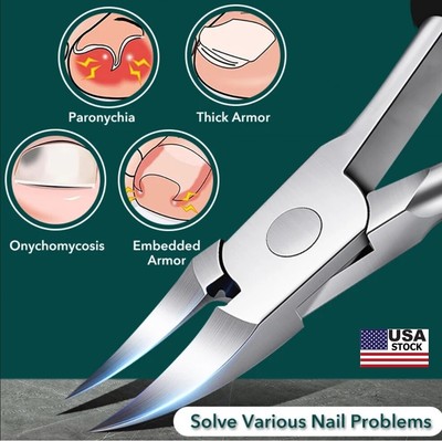 New Professional Ingrown Toenail Tool Toe Nail Knife Clippers Pedicure ...