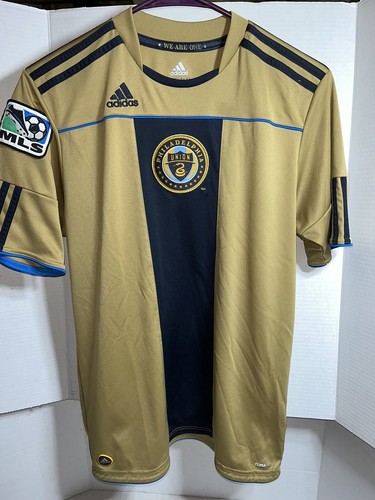 Philadelphia Union Jersey Adidas Size Youth XL Climalite Gold And Blue ...