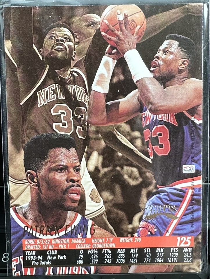 1994-95 Fleer Ultra Patrick Ewing with Shaq #125 New York Knicks | eBay
