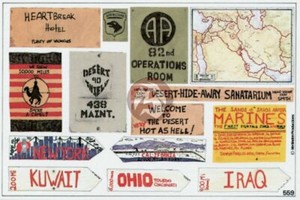 Verlinden 1/35 M1 Abrams Tank Markings and Signs from 1990-1991 Gulf ...